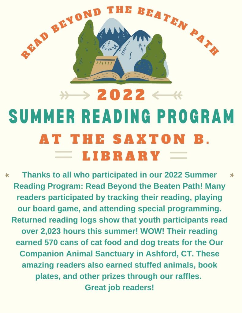 Summer Reading - Saxton B. Little Free Library