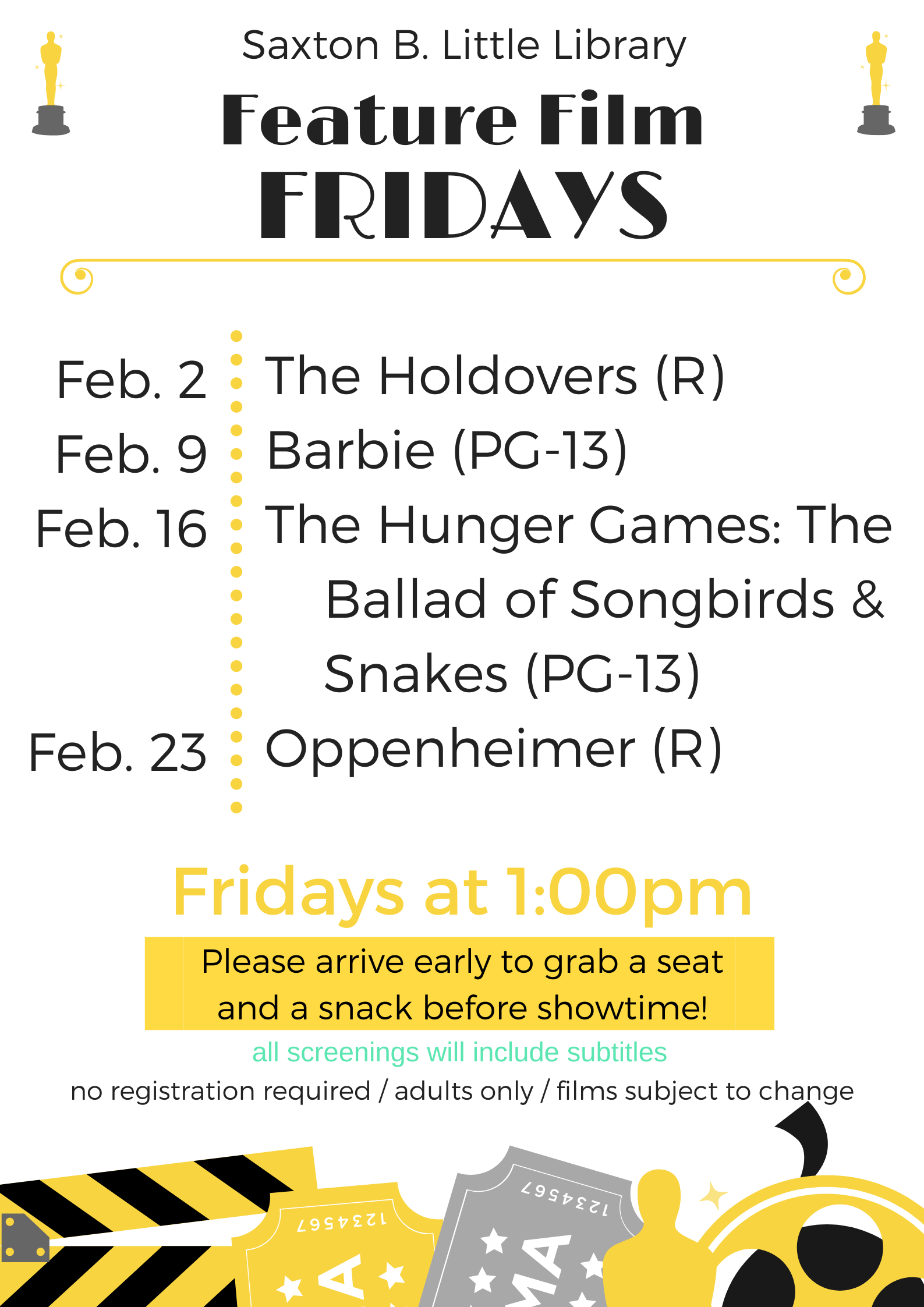 Upcoming Programs – Saxton B. Little Free Library